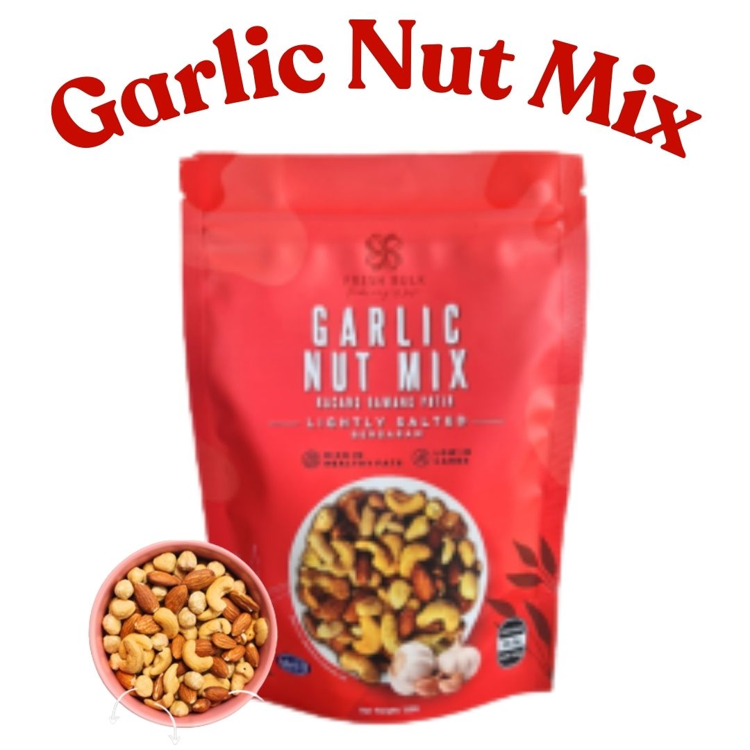 Garlic Nut Mix (120G) by Fabulous Valley Sdn Bhd - Halal Street UK